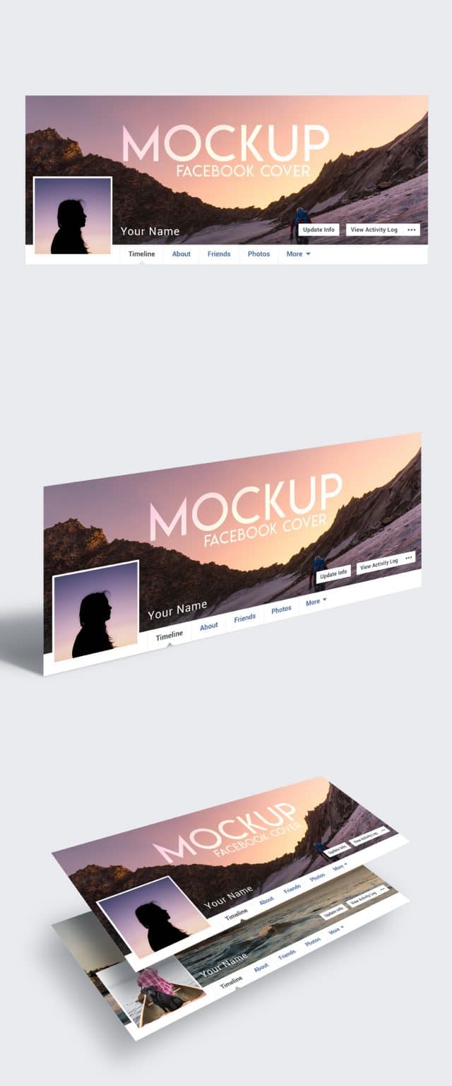 3 Free Facebook Cover Mock-ups In PSD » CSS Author