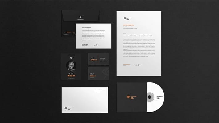 Corporate Identity Mockup » CSS Author