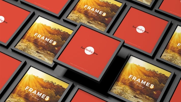 Free Branding Frames Mockup PSD » CSS Author