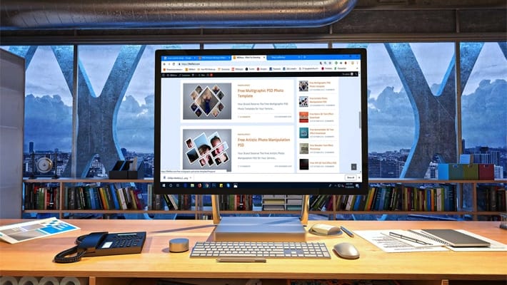 Free Desktop Website Presentation Mockup » CSS Author