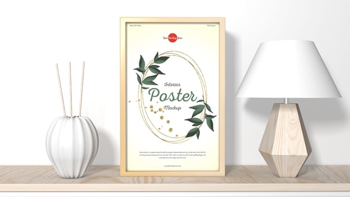 Free Home Interior Vertical Poster Mockup » CSS Author