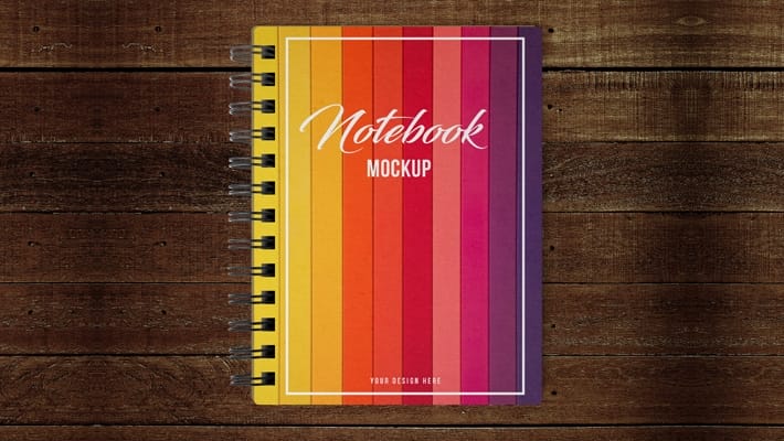 Free PSD Notebook Mockup » CSS Author