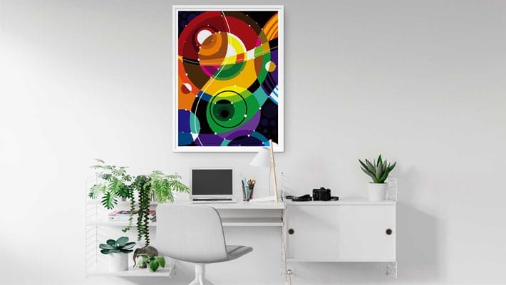 Free PSD Study Room Wall Poster Mockup » CSS Author