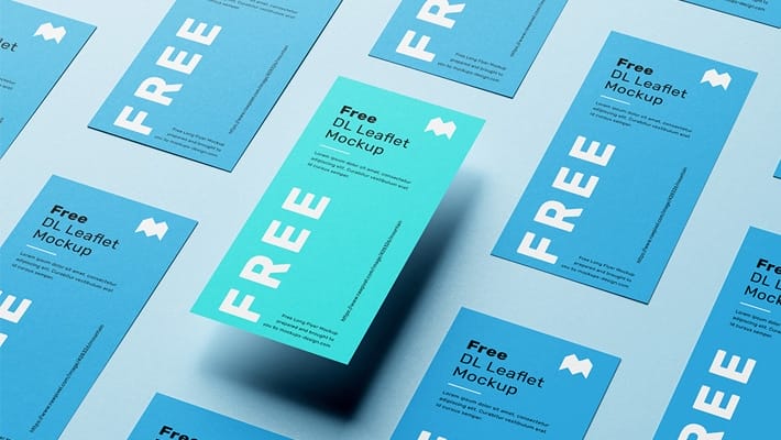 Free DL Leaflet Grid Mockup » CSS Author