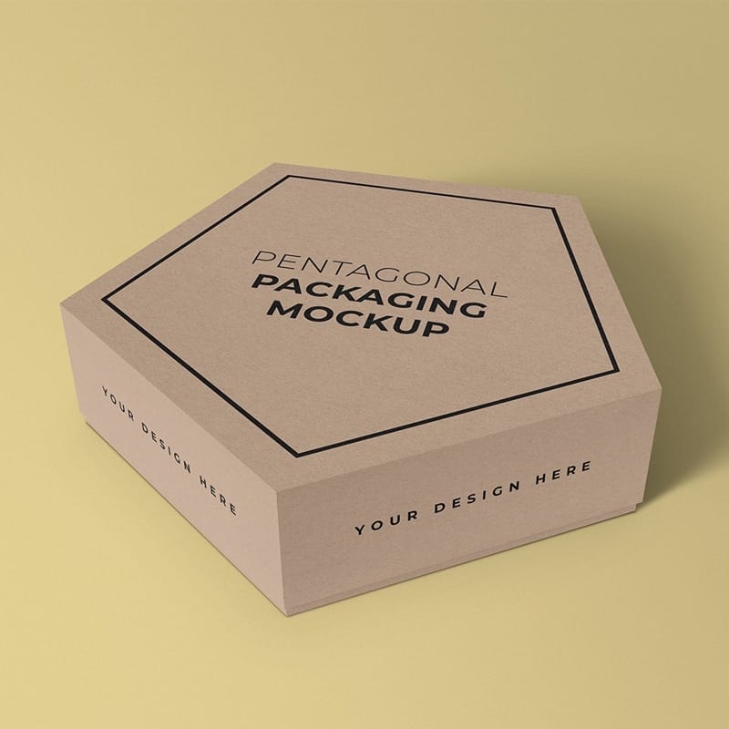 Free Pentagonal Box Mockup » CSS Author