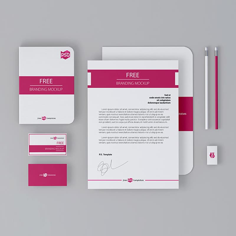 2 Free Branding Identity Mockups » CSS Author