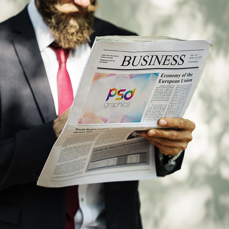 Newspaper Advertisement Mockup Template » CSS Author