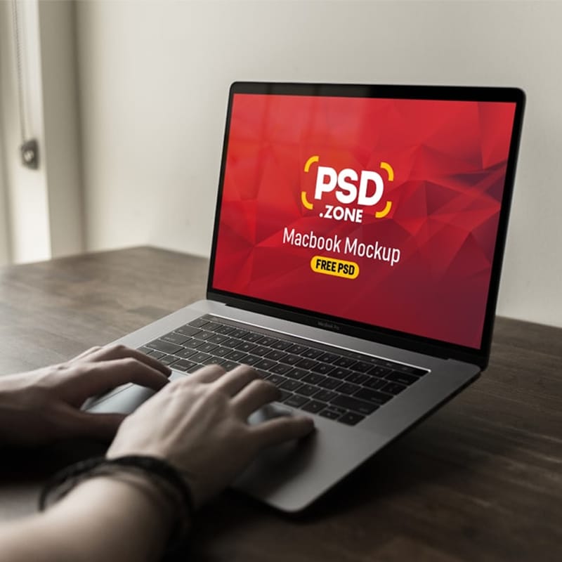 Typing On Apple MacBook Pro Mockup » CSS Author