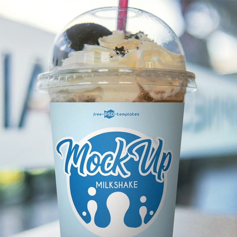 Free Milkshake Mock-up In PSD » CSS Author