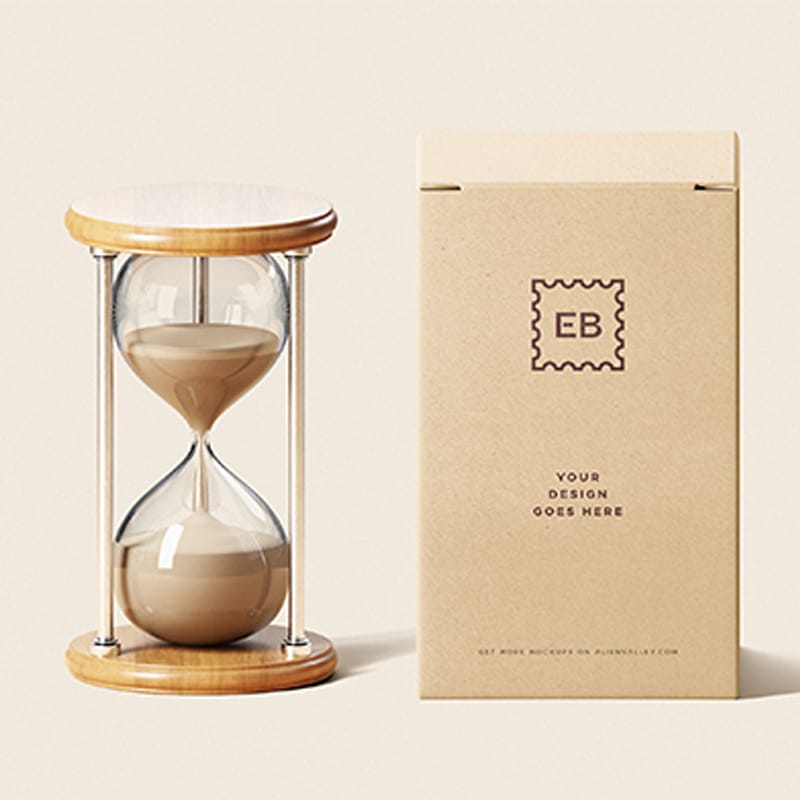 Hourglass With Box Mockup » CSS Author