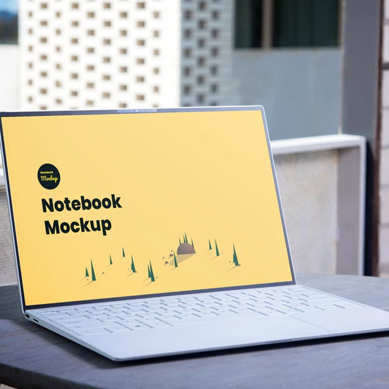 Notebook PSD Mockup » CSS Author