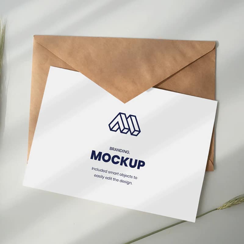 Paper Above Envelope Mockup » CSS Author