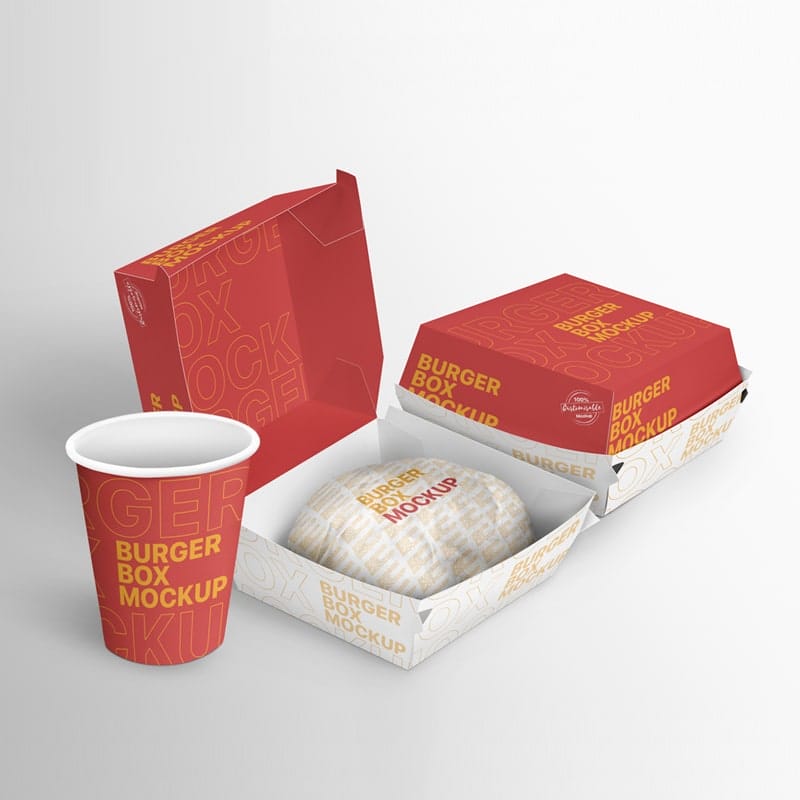 Free Burger Box Mockup » CSS Author