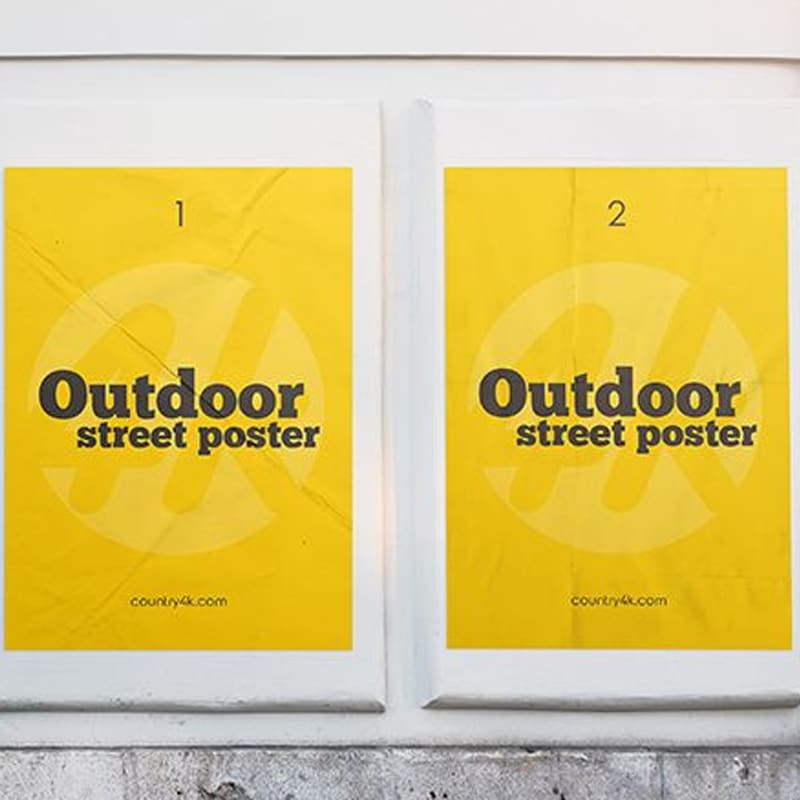 Free Outdoor Street Poster MockUp » CSS Author