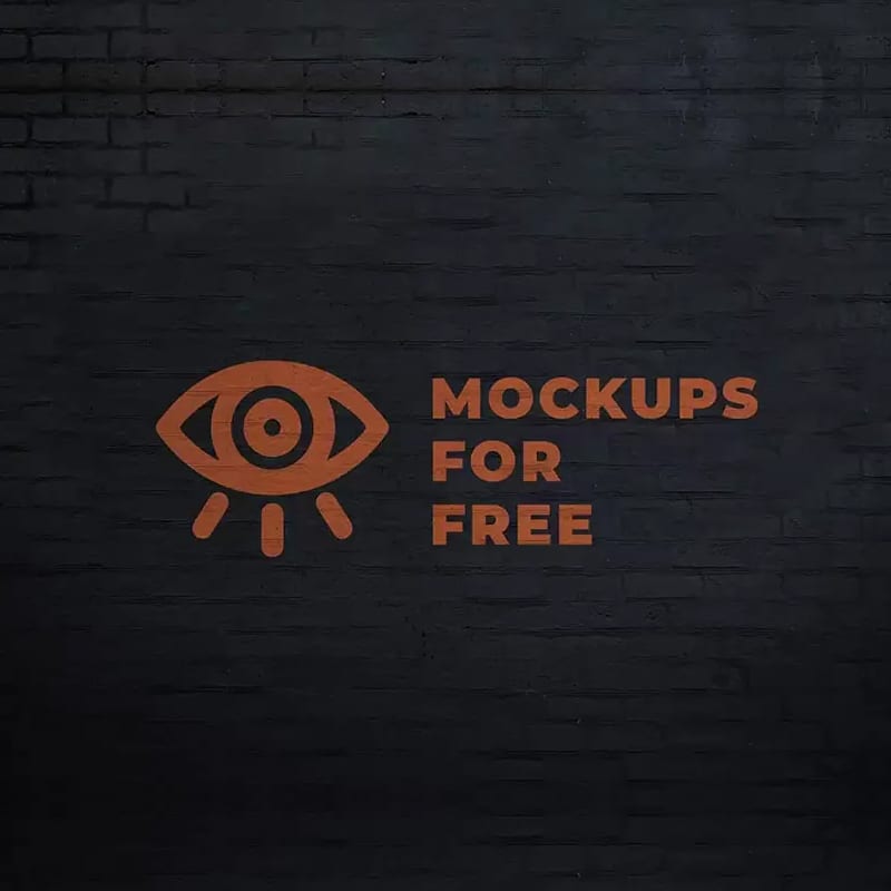 Graffiti On Dark Brick Wall Mockup » CSS Author
