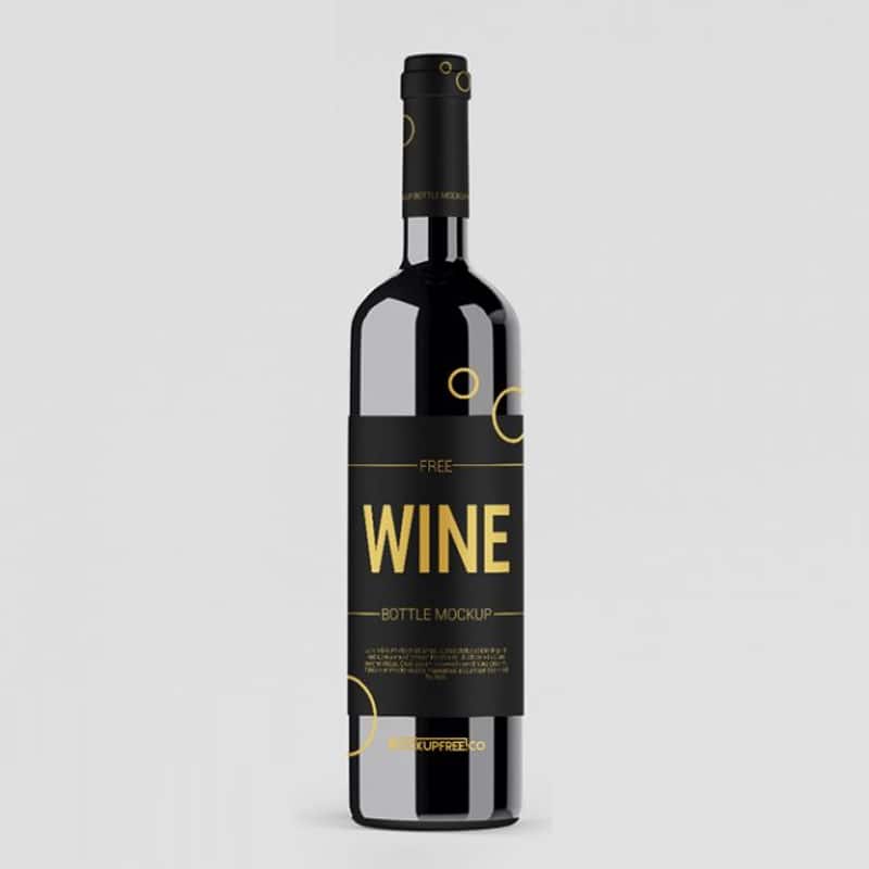 Wine Bottle Free PSD Mockups » CSS Author