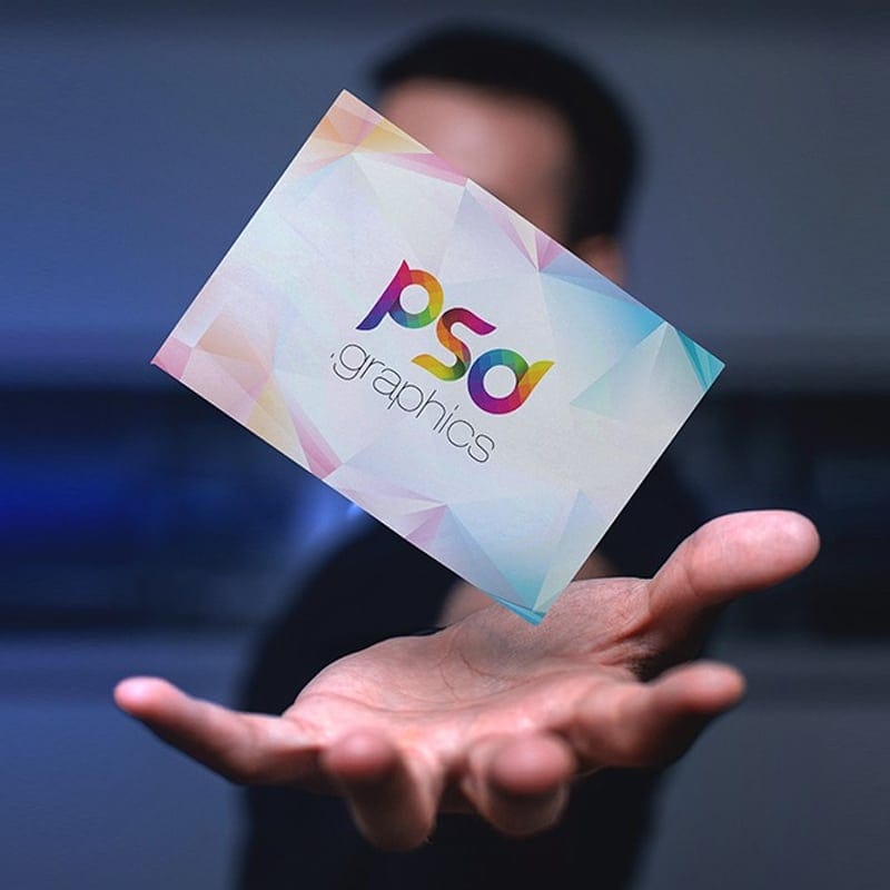 Floating Business Card Mockup Template » CSS Author