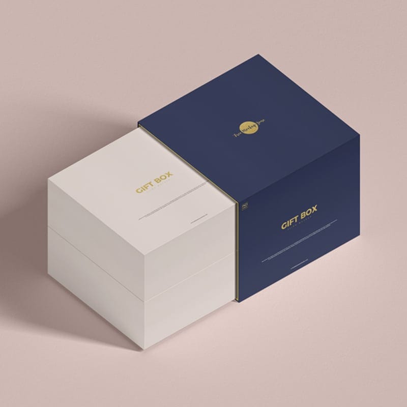 Free Slide Gift Box Mockup » CSS Author