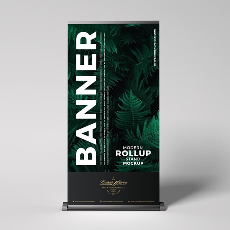 20+ Best Free Roll-Up Mockup Templates » CSS Author