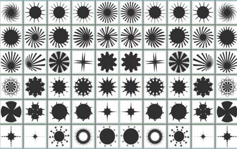The Huge Collection Of Photoshop Custom Shapes For Beautiful Designs