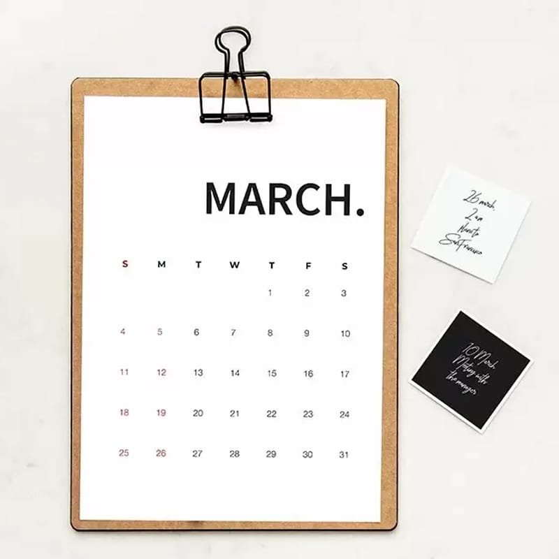 Business Desk Calendar Mockup » CSS Author