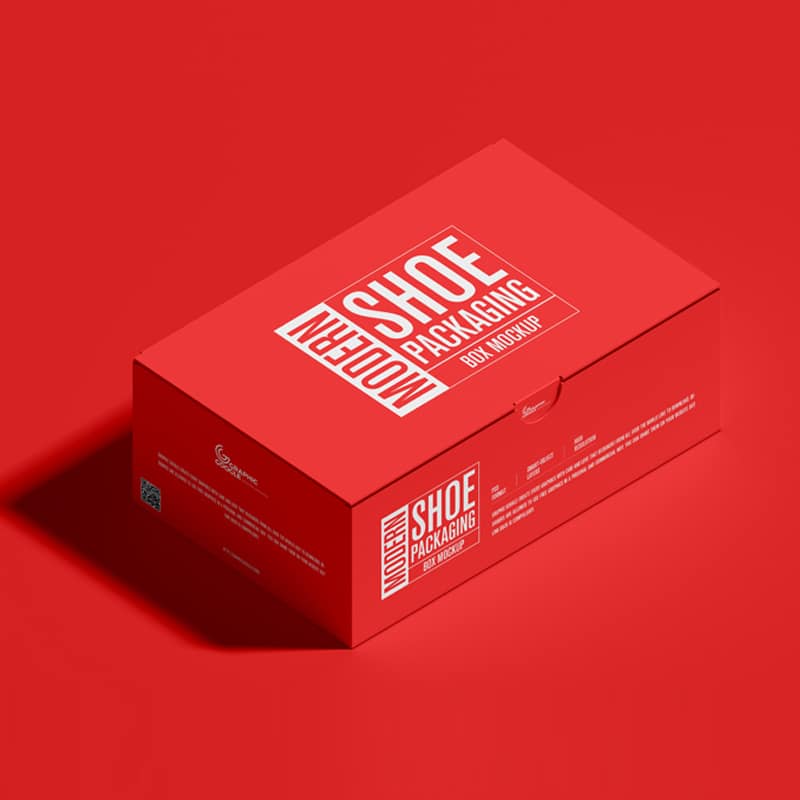 Free Modern Shoe Packaging Box Mockup PSD » CSS Author
