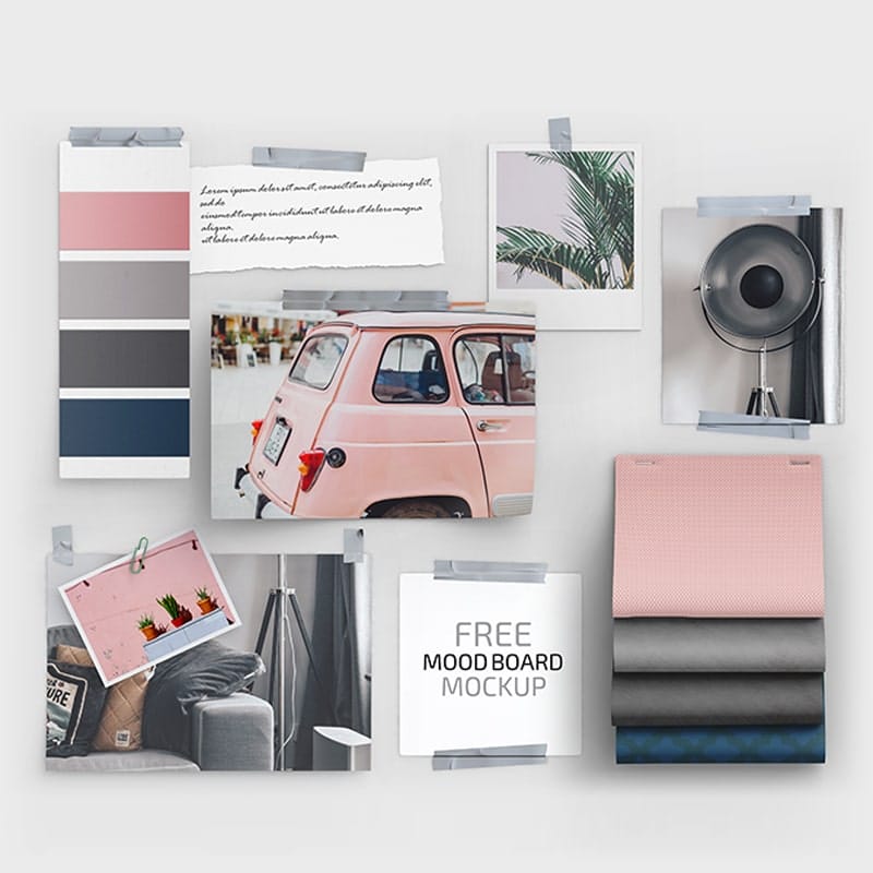 Free Mood Board Set Template In PSD » CSS Author Free Mood Board Set Template In PSD » CSS Author