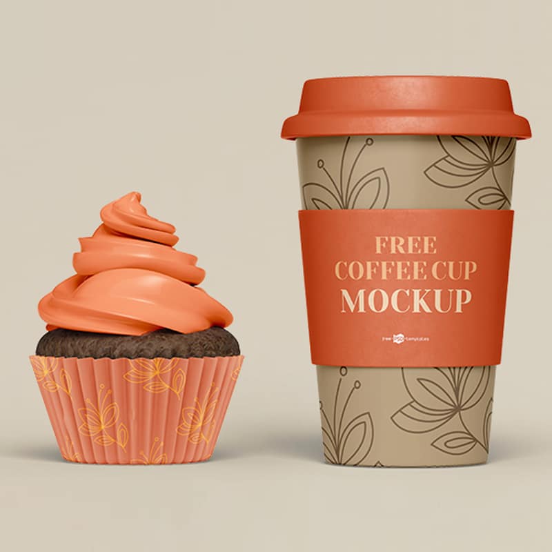 Free PSD Coffee Set Mockup Template » CSS Author