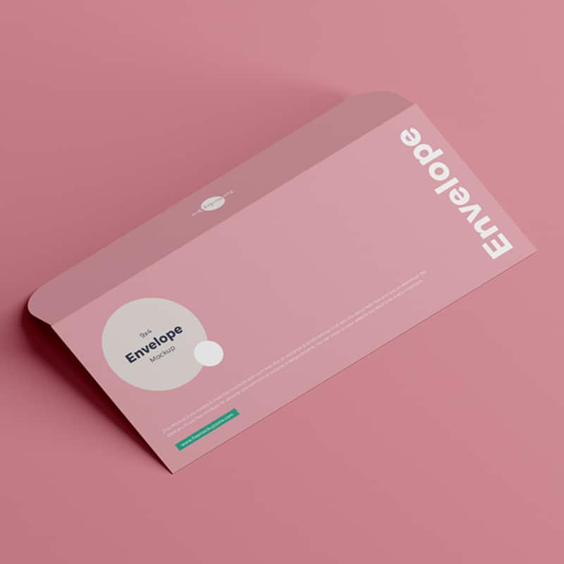 Free PSD 9×4 Envelope Mockup » CSS Author