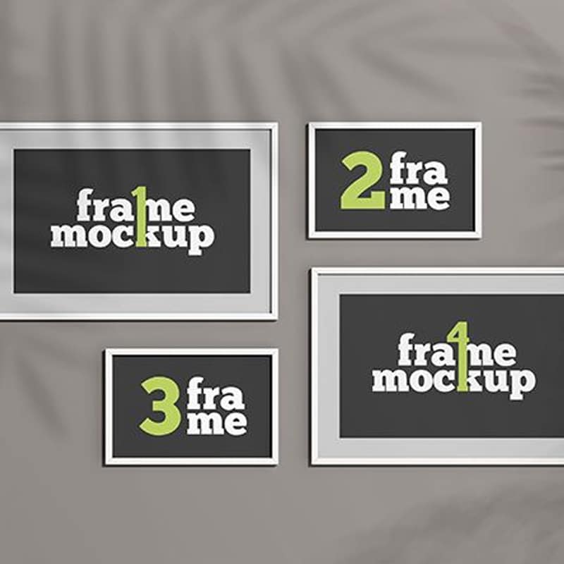 Free Set Of Gallery Frames Mockup » CSS Author