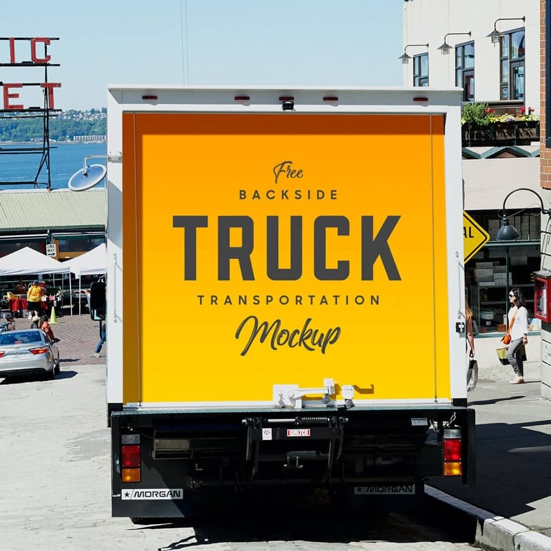 50+ Best Free Truck Mockup Templates » CSS Author