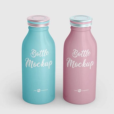 Free PSD Bottles Mockup Template » CSS Author