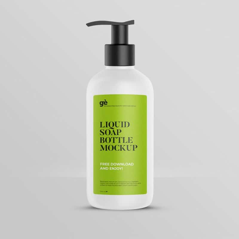 Liquid Soap Bottle Mockup » CSS Author