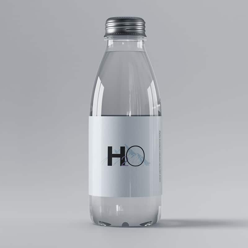 Mini Glass Water Bottle Mockup » CSS Author