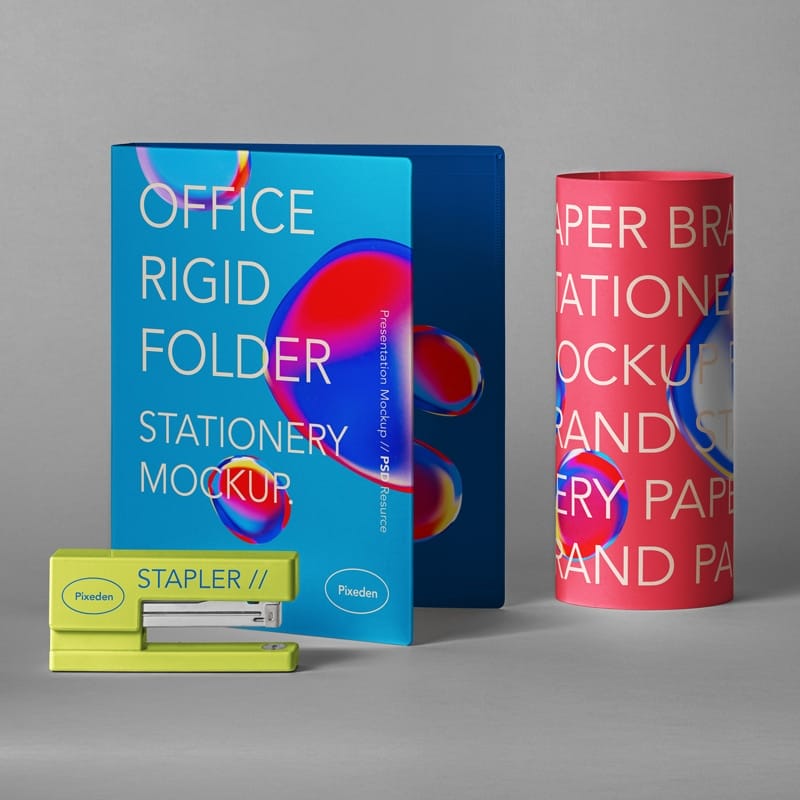 Stationery PSD Folder Mockup Scene » CSS Author