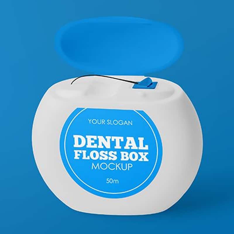Free Dental Floss Box Mockups » CSS Author