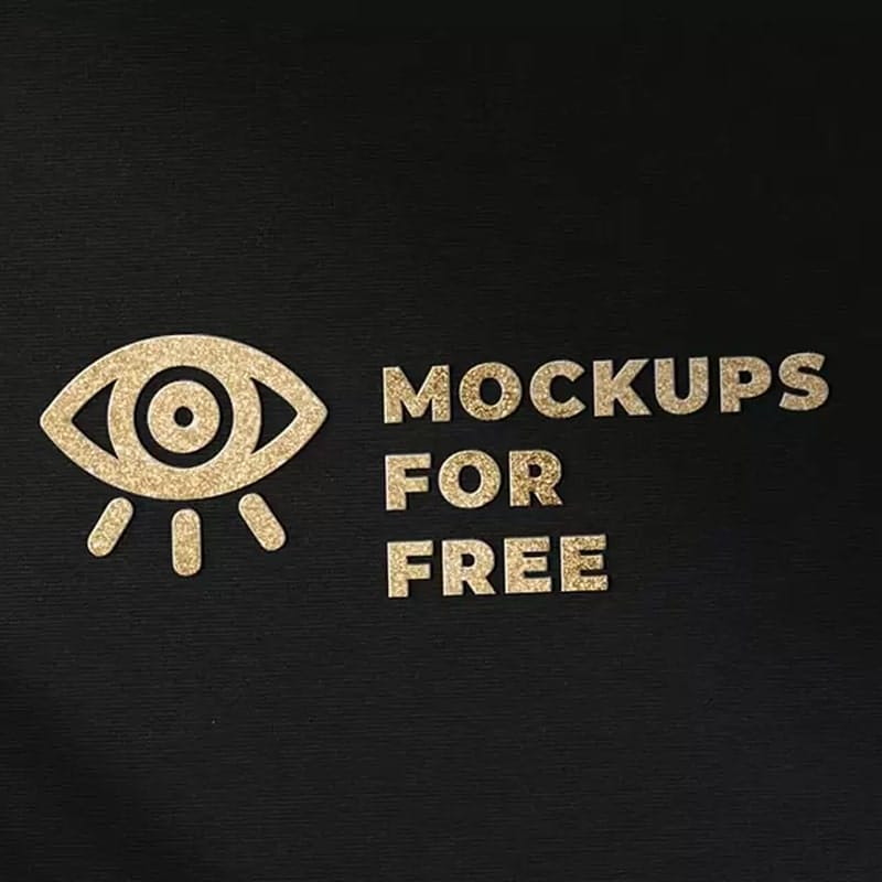 Golden Glitter Logo Mockup » CSS Author