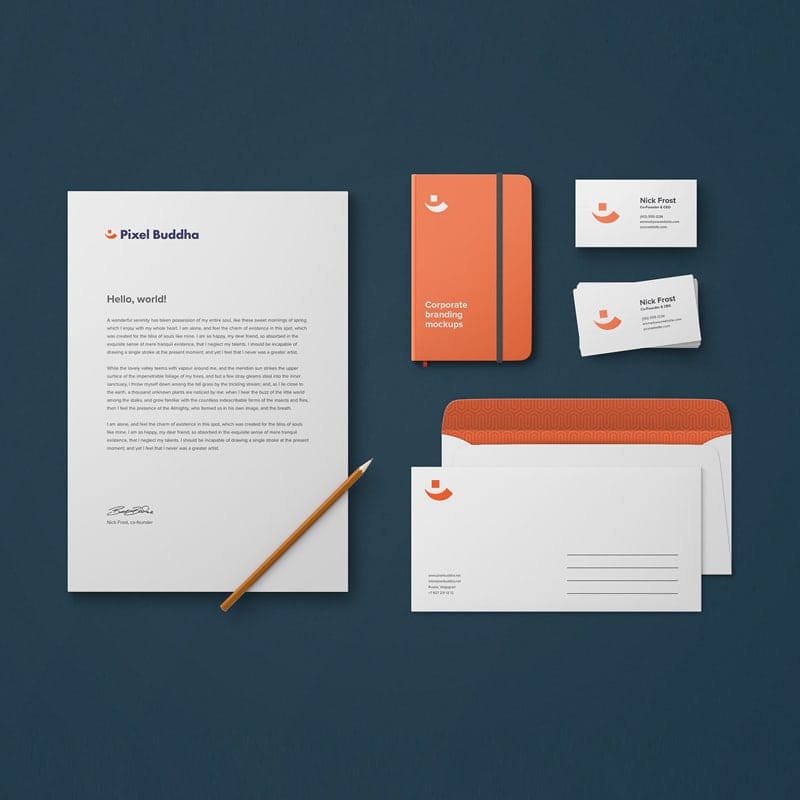 Identity Branding Mockup » CSS Author