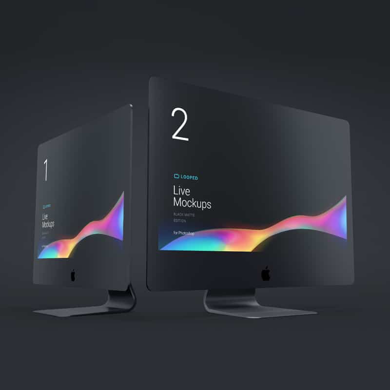 8 Black Clay Apple Devices Mockups » CSS Author