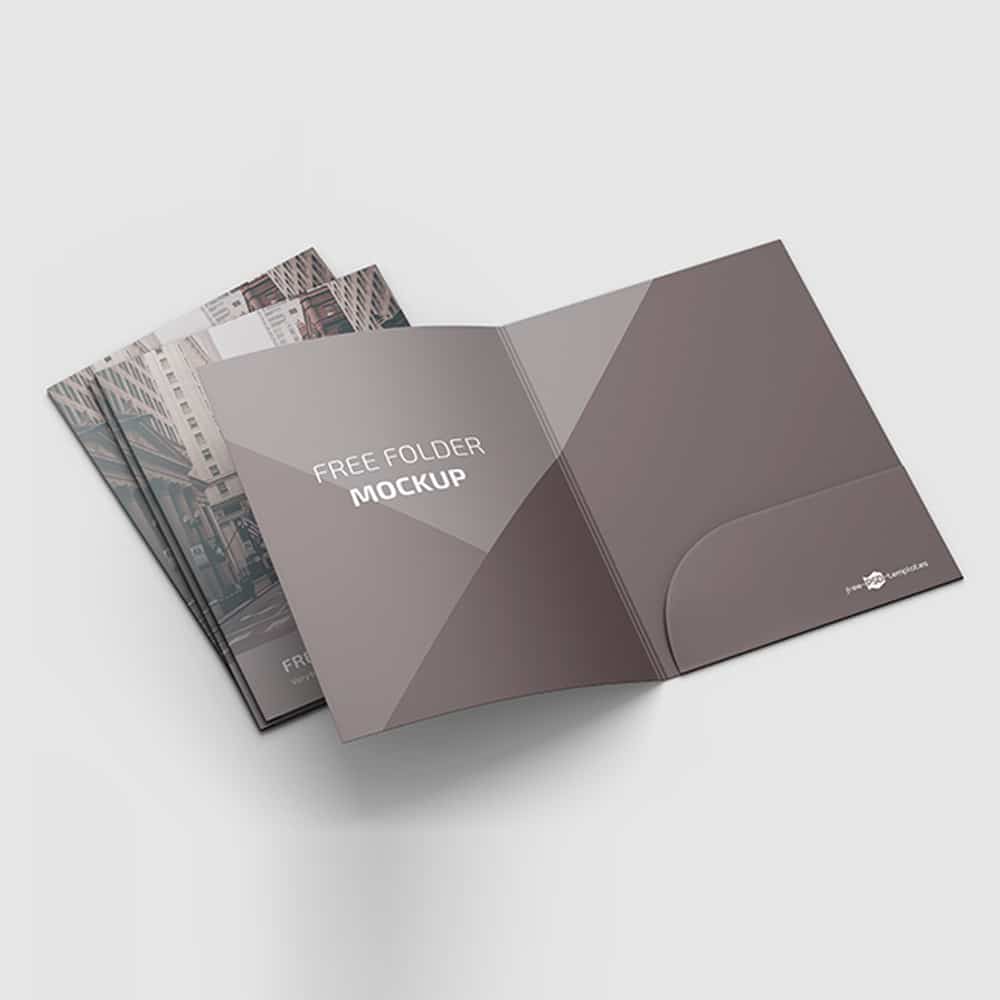 Free A4 Folder Mockup In PSD » CSS Author
