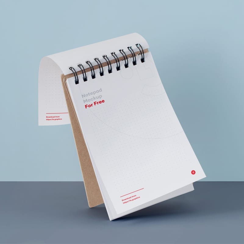 Free Notepad Mockup For Photoshop » CSS Author