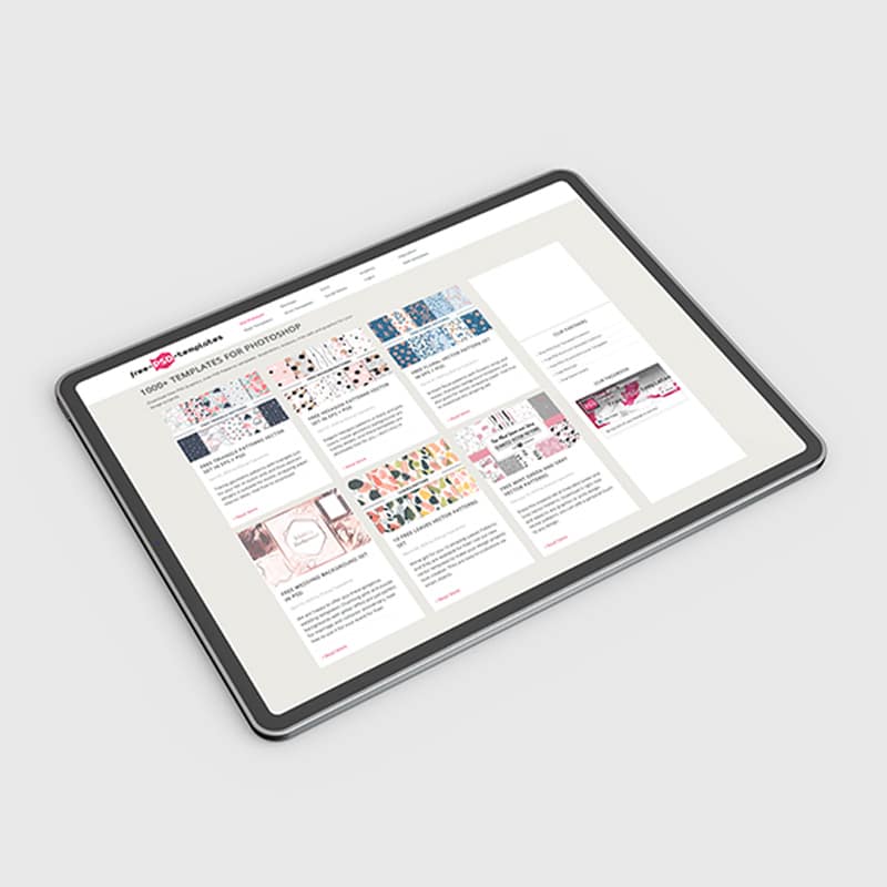 200+ Best Free Tablet Mockup Templates » CSS Author