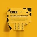 Free Tear-off Ad Flyer Mockups In PSD » CSS Author