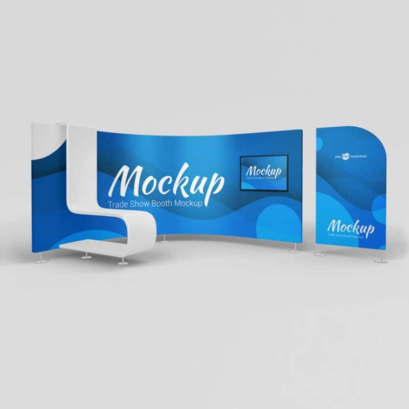 Free Trade Show Booth Mockup In PSD » CSS Author