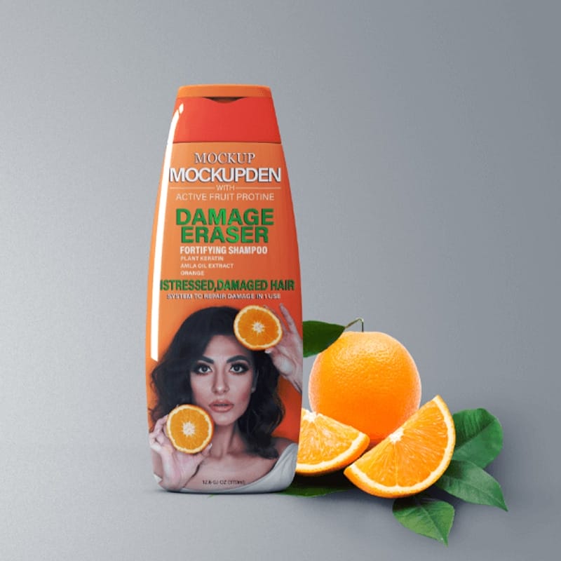 Free Clean Background Shampoo Bottle Mockup PSD Template » CSS Author