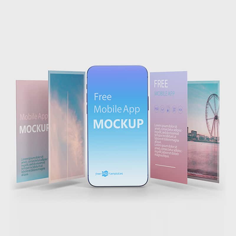 Free PSD Mobile App Mockup Templates » CSS Author