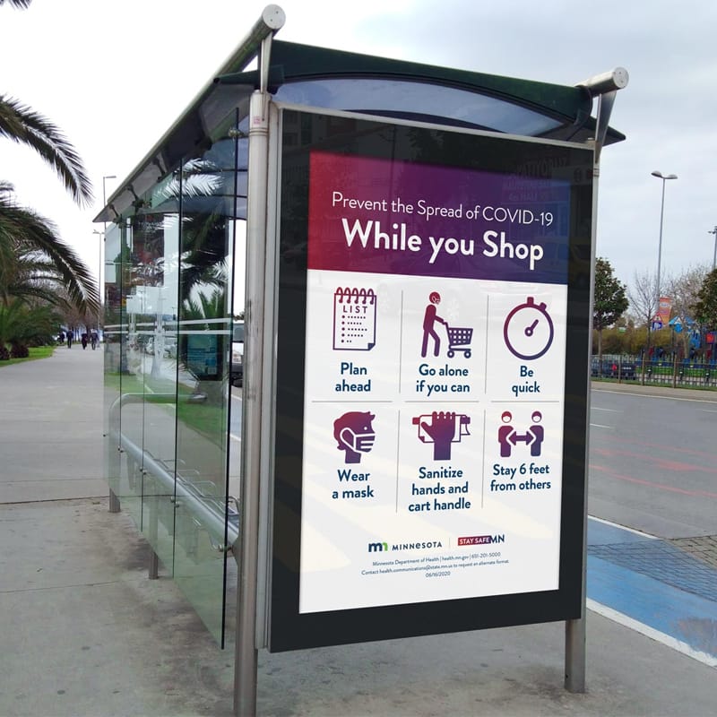 Free Bus Stop Poster Mockup PSD » CSS Author