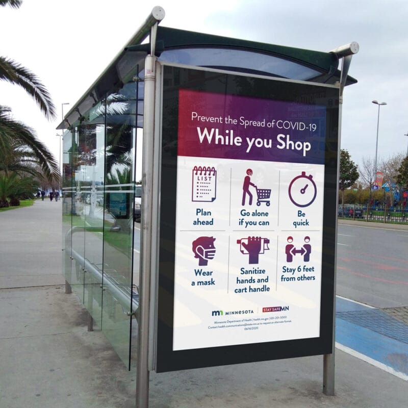 Free Bus Stop Poster Mockup PSD » CSS Author