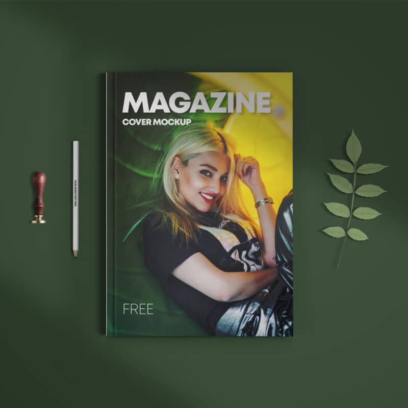 Magazine Cover Free Mockup PSD » CSS Author