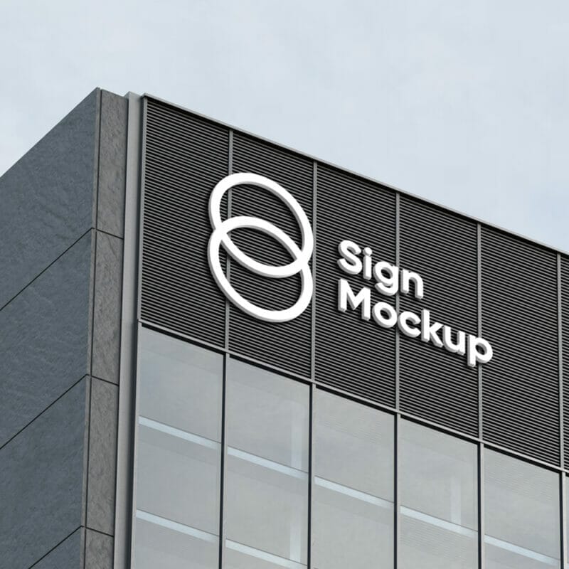Building Sign Mockup » CSS Author